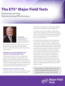 Why Choose the Tests | ETS Major Field Tests