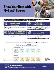 TOEFL iBT Score User Resources
